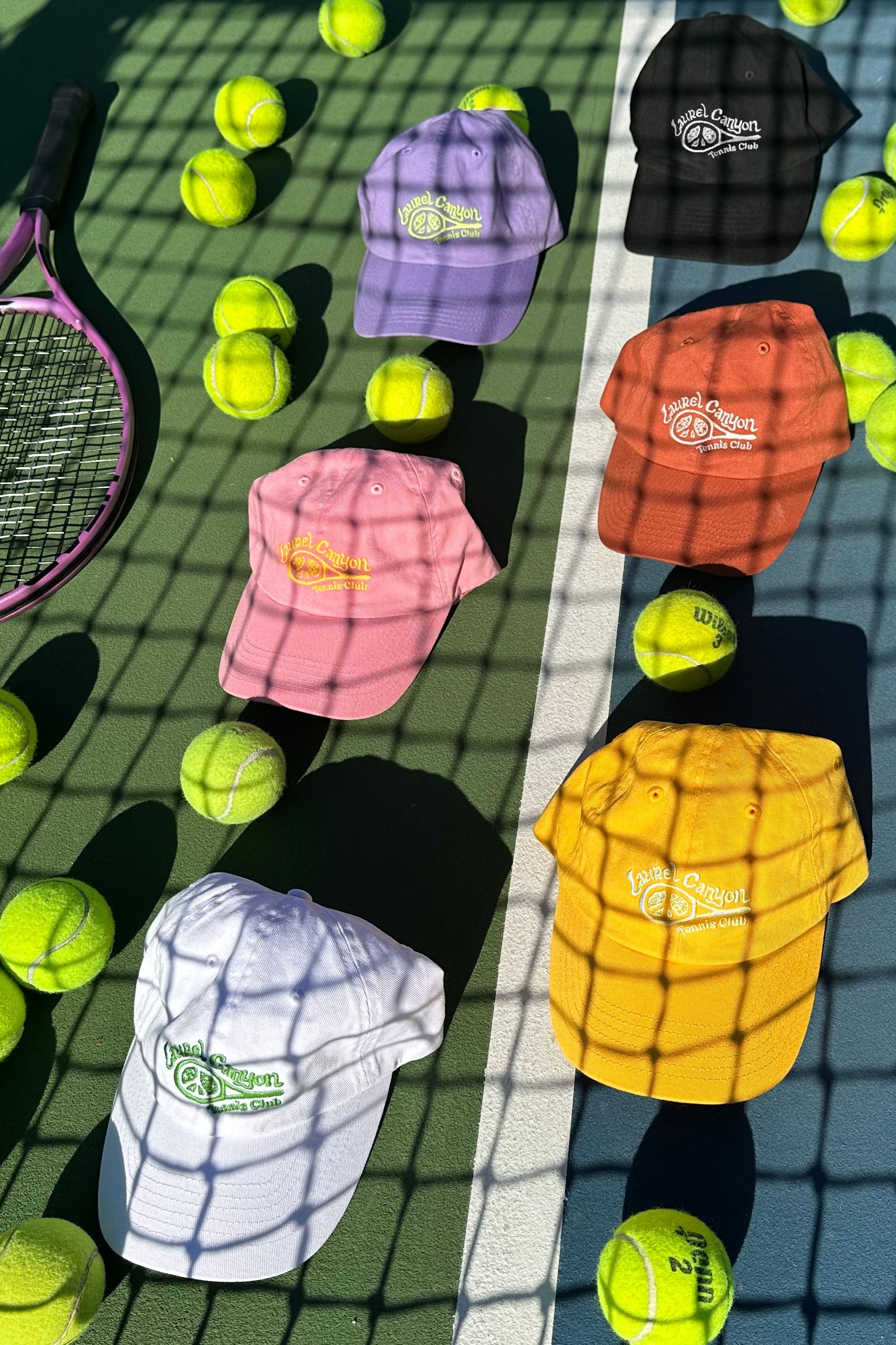 Unisex Laurel Canyon Tennis Club Embroidered Cotton Tennis Hat